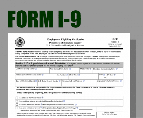 New form I-9 Released by USCIS - Grossman Young & Hammond