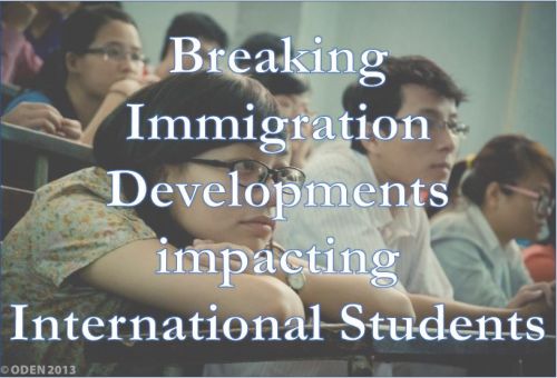 Breaking Developments in Immigration Impacting International Students